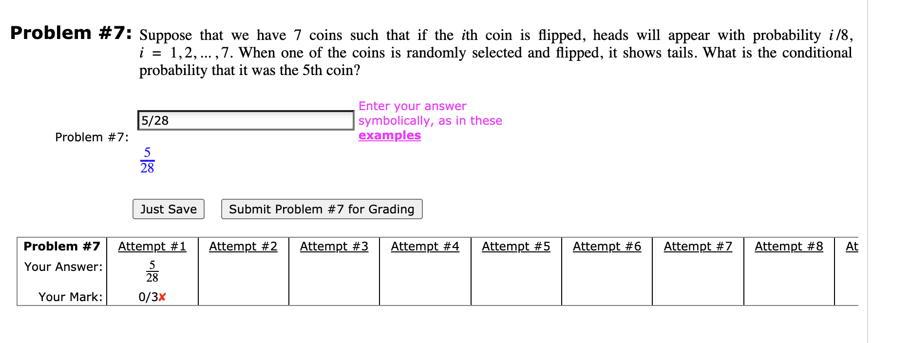 Solved Problem #7: Suppose that we have 7 coins such that if | Chegg.com