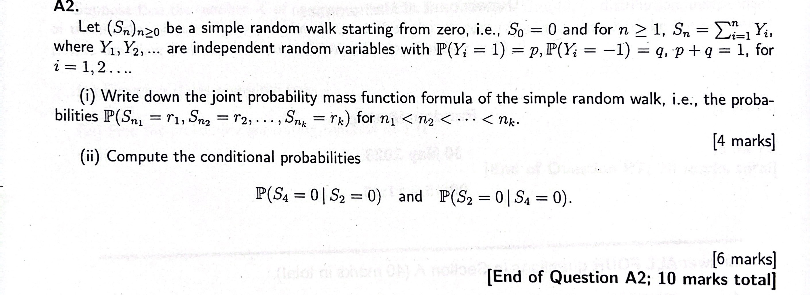 Solved AL. Let \\( \\left(S_{n}\\right)_{n \\geq 0} \\) be a | Chegg.com
