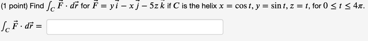 Solved (1 point) Curves C1 and C2 are parametrized as | Chegg.com