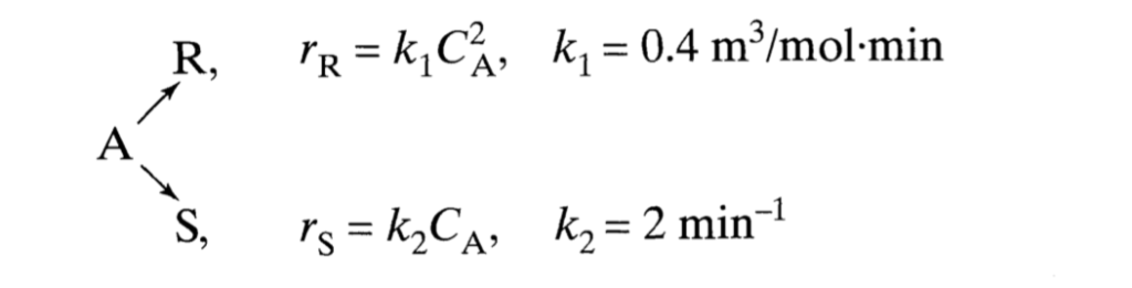 Solved Liquid reactant A decomposes as follows: A feed of | Chegg.com