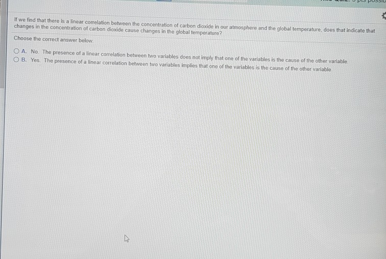 Solved Based on the scatterplot, select the most likely | Chegg.com