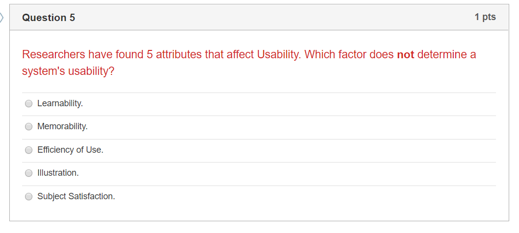 Solved Question 1 1 pts Access to stored data enables | Chegg.com