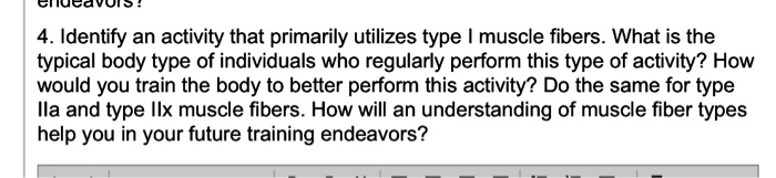 Solved deavorS 4. Identify an activity that primarily | Chegg.com
