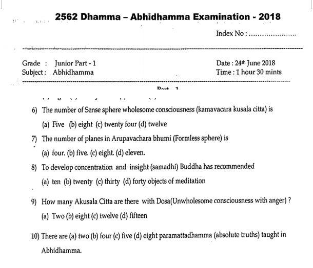 Solved 6) The number of Sense sphere wholesome consciousness | Chegg.com