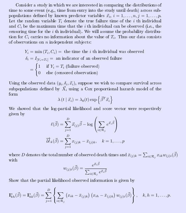 Solved Consider a study in which we are interested in | Chegg.com