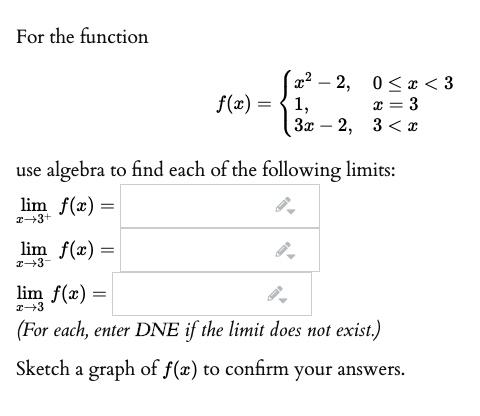 Solved For the function 0