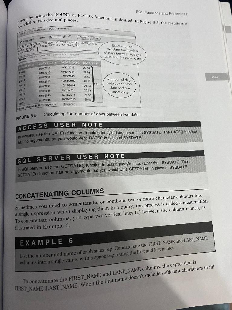 Solved Use SQL and TAL Distributors database to complete the | Chegg.com