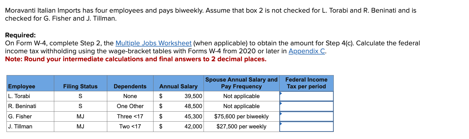 Solved Payroll Records & Accounting There are 3 ﻿problems to | Chegg.com