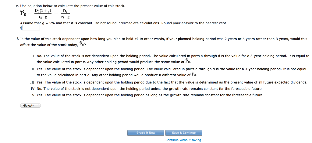 Solved Ch 09: End-of-Chapter Problems - Stocks and Their | Chegg.com