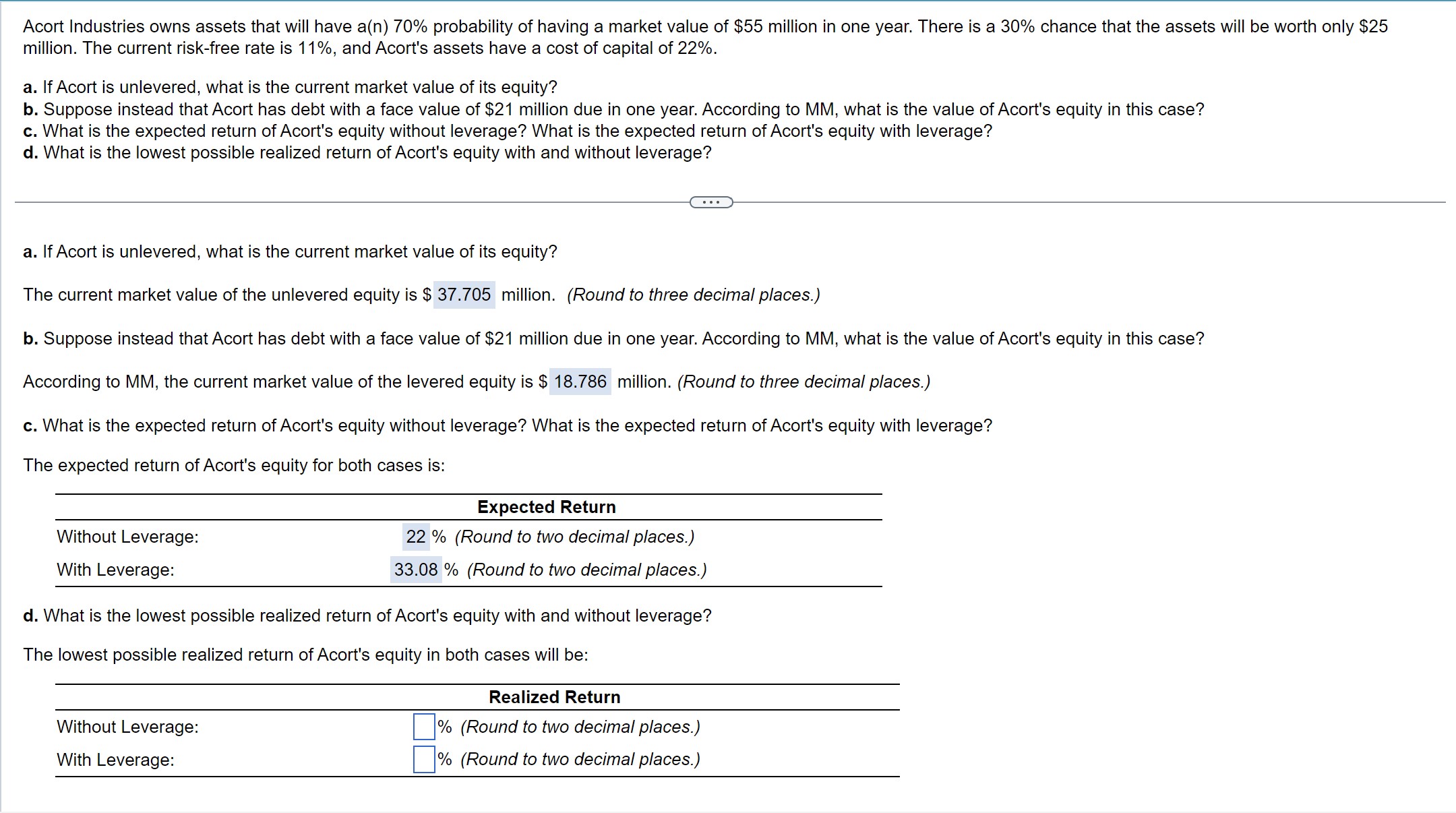 Solved Please help me solve part D, ﻿everything else is | Chegg.com