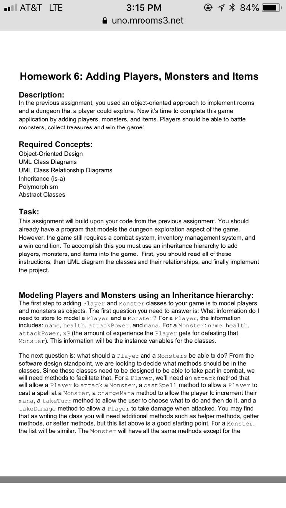 Solved Help with java, text-based adventure game... | Chegg.com