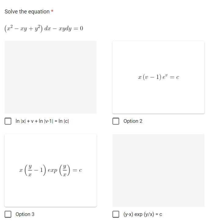 Solved Solve the equation dy/dx=2y/x for x>0 and y>0 * | Chegg.com