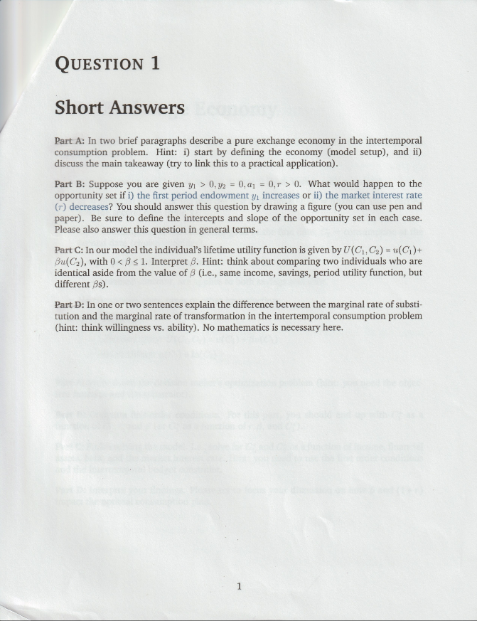 Solved Short Answers Part A: In two brief paragraphs | Chegg.com