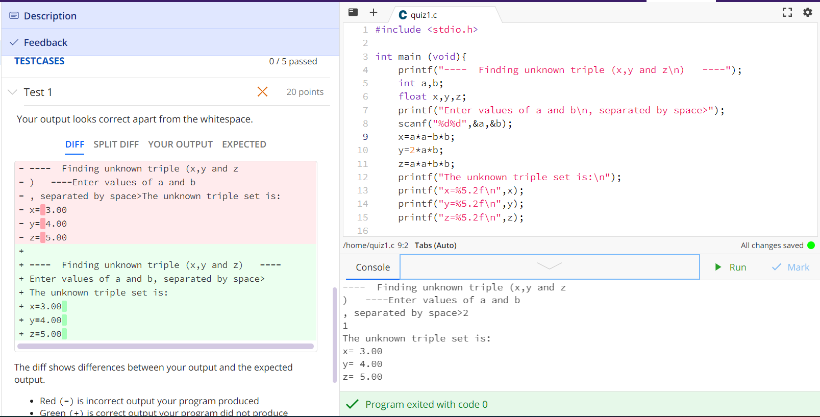 Solved can anyone help me with the spacing issues? The | Chegg.com