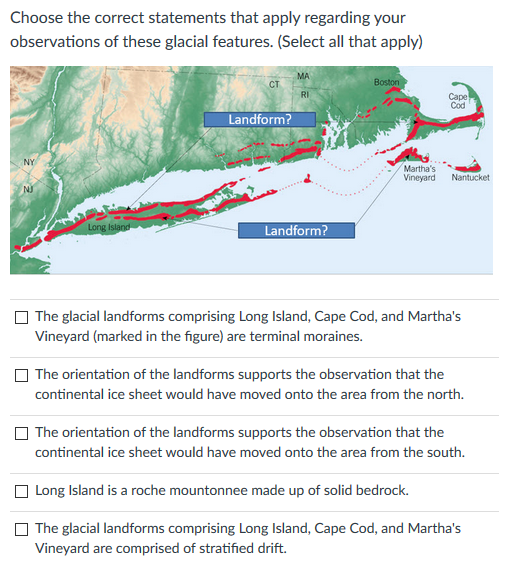 Cape Cod Massachusetts Landforms