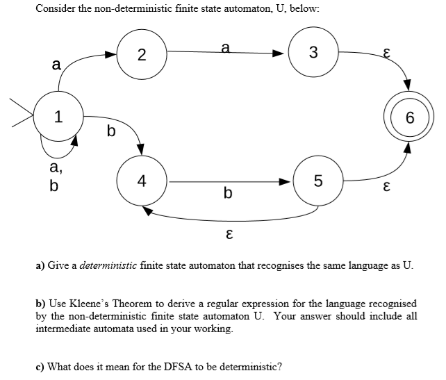 Solved Consider the non-deterministic finite state | Chegg.com