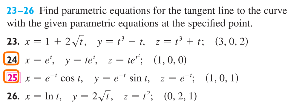 Solved find parametric equations for the tangent line to the | Chegg.com Solved find parametric equations for the tangent line to the | Chegg.com