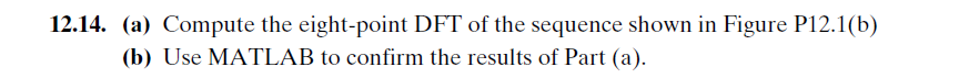 Solved 12.14. (a) Compute the eight-point DFT of the | Chegg.com