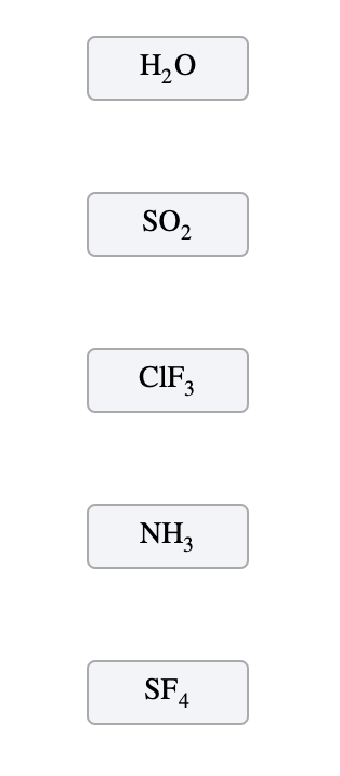 Solved Classify each molecule by whether its real bond | Chegg.com