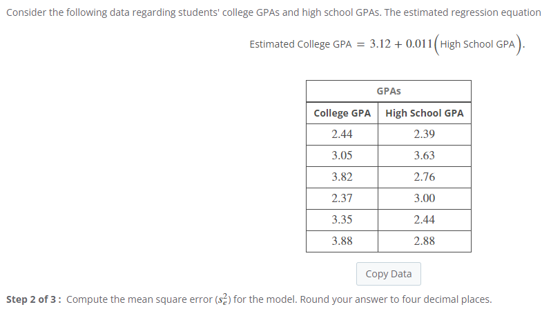 Solved Step 4 of 4: Calculate the coefficient of | Chegg.com Solved Step 4 of 4: Calculate the coefficient of | Chegg.com