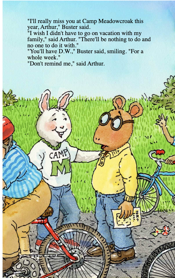 Solved MARC BROWN ARTHURS FAMILY VACATION * Marc Brown | Chegg.com