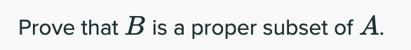 Solved Consider the two subsets of the set of integers A = | Chegg.com