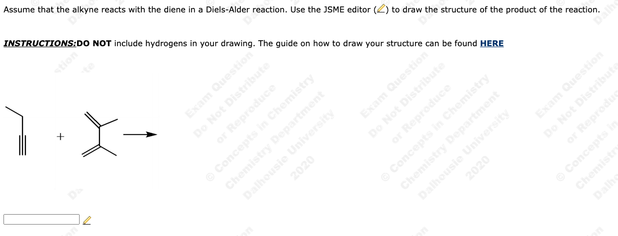 Solved Assume that the alkyne reacts with the diene in a | Chegg.com