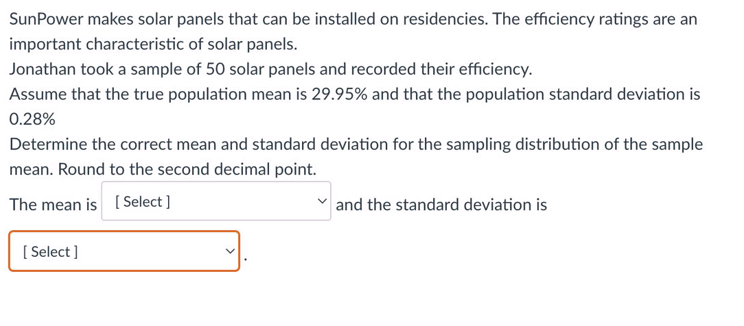 Solved SunPower makes solar panels that can be installed on | Chegg.com