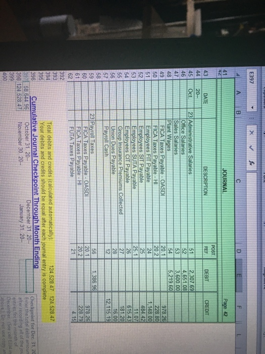 GIH JK MN 3 Excel Instructions CAUTION: Read Appendix | Chegg.com
