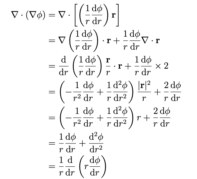 Solved explain the third step where is the (d/dr) and | Chegg.com