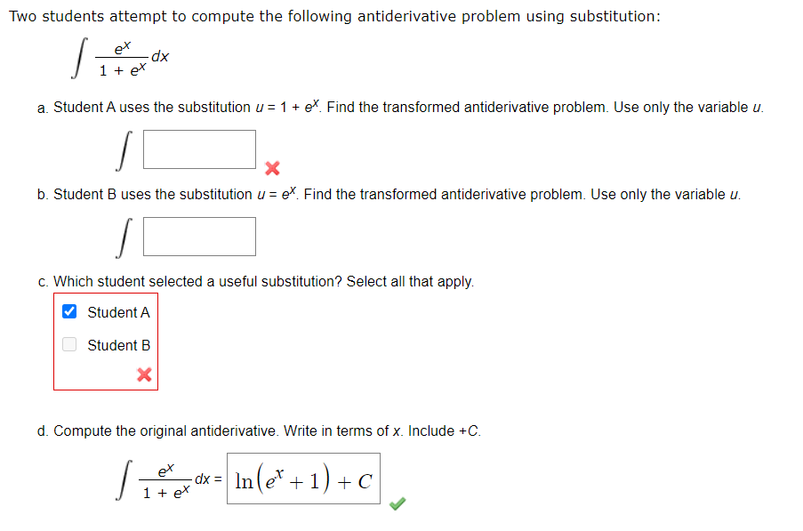 Solved Two students attempt to compute the following | Chegg.com