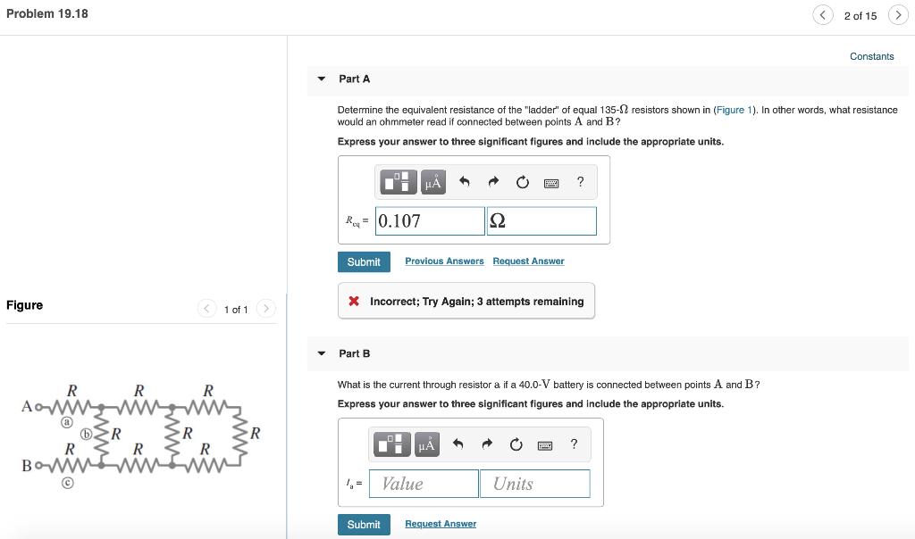 Solved Problem 19.18 2 of 15 Constants Part A Determine the | Chegg.com