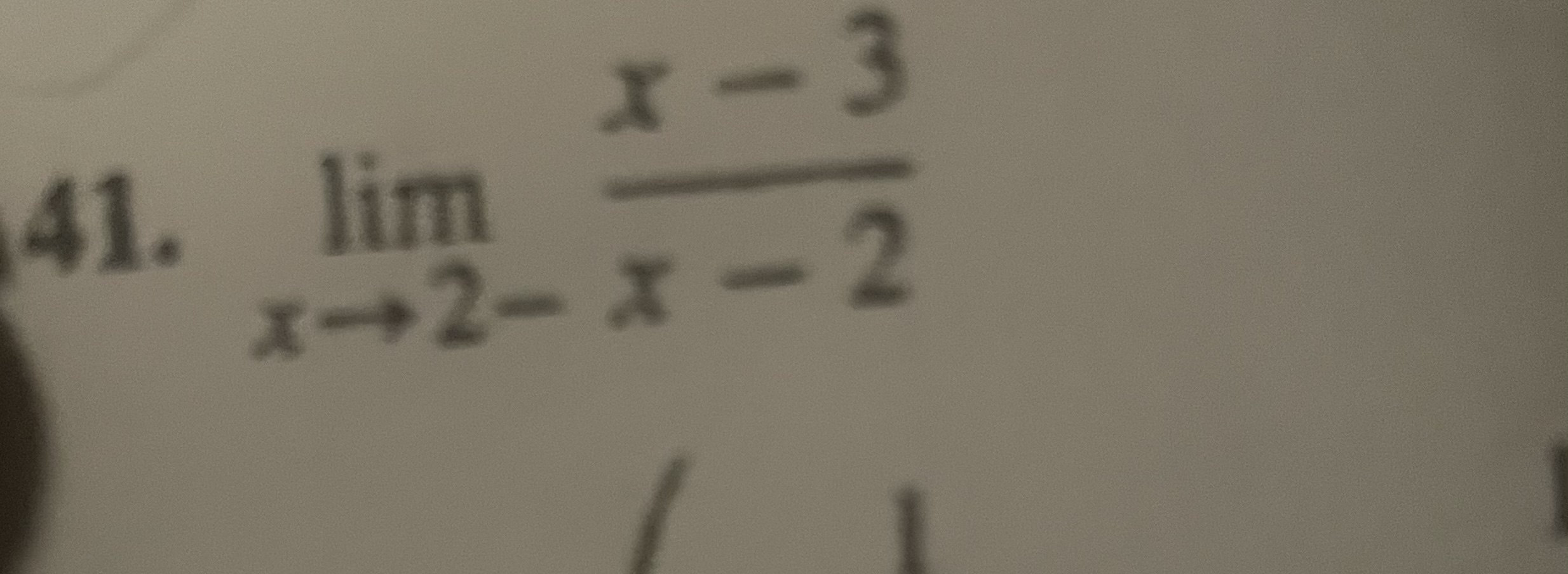 Solved limx→2−x−2x−3 | Chegg.com