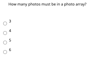 Solved How many photos must be in a photo array? اليا 04 06 | Chegg.com