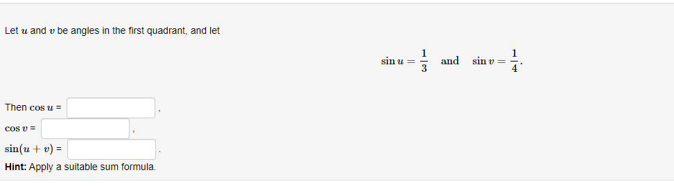 Solved Use a sum or difference formula to compute the exact | Chegg.com