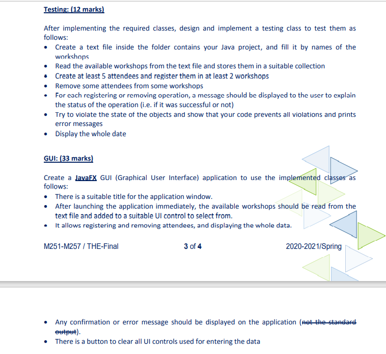 I have solved the implements and test classes and I | Chegg.com