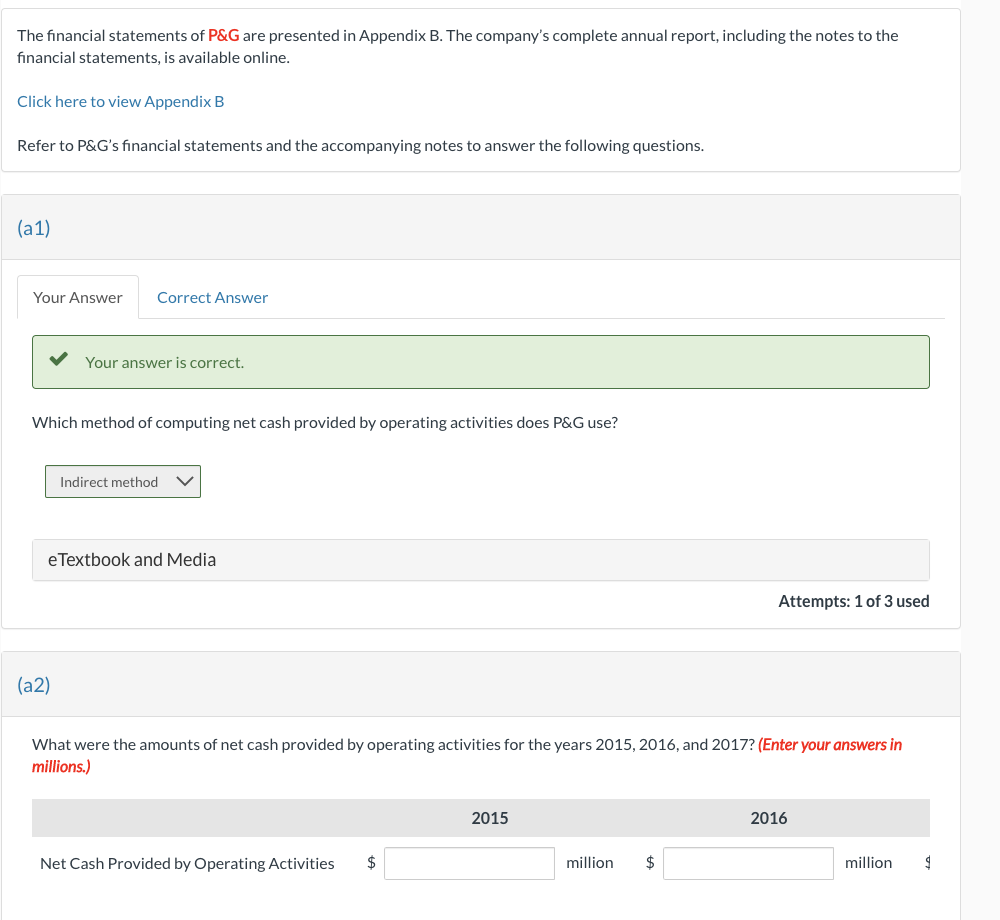 Solved Appendix B Specimen Financial Statements: The Procter | Chegg.com