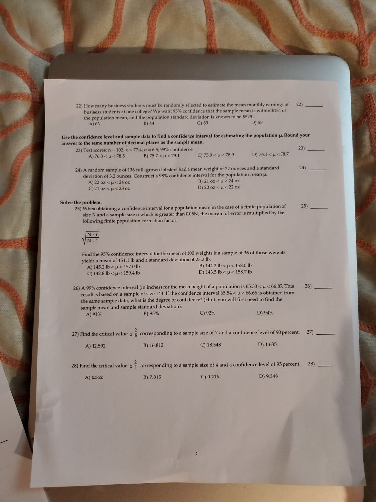 Solved Math 1342 Fundamentals of Statistics Assignment | Chegg.com