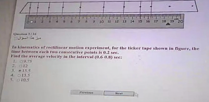 Solved In kinematics of rectilinear motion experiment, for | Chegg.com