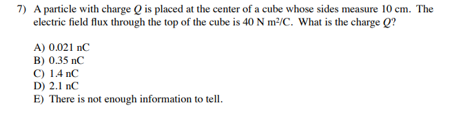 Solved 5 An Electron Is Released At From Rest At R 2 Cm In