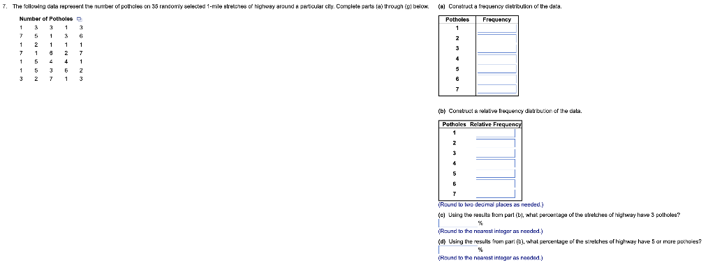 Solved (b) Construct a relative frequency distribution of | Chegg.com