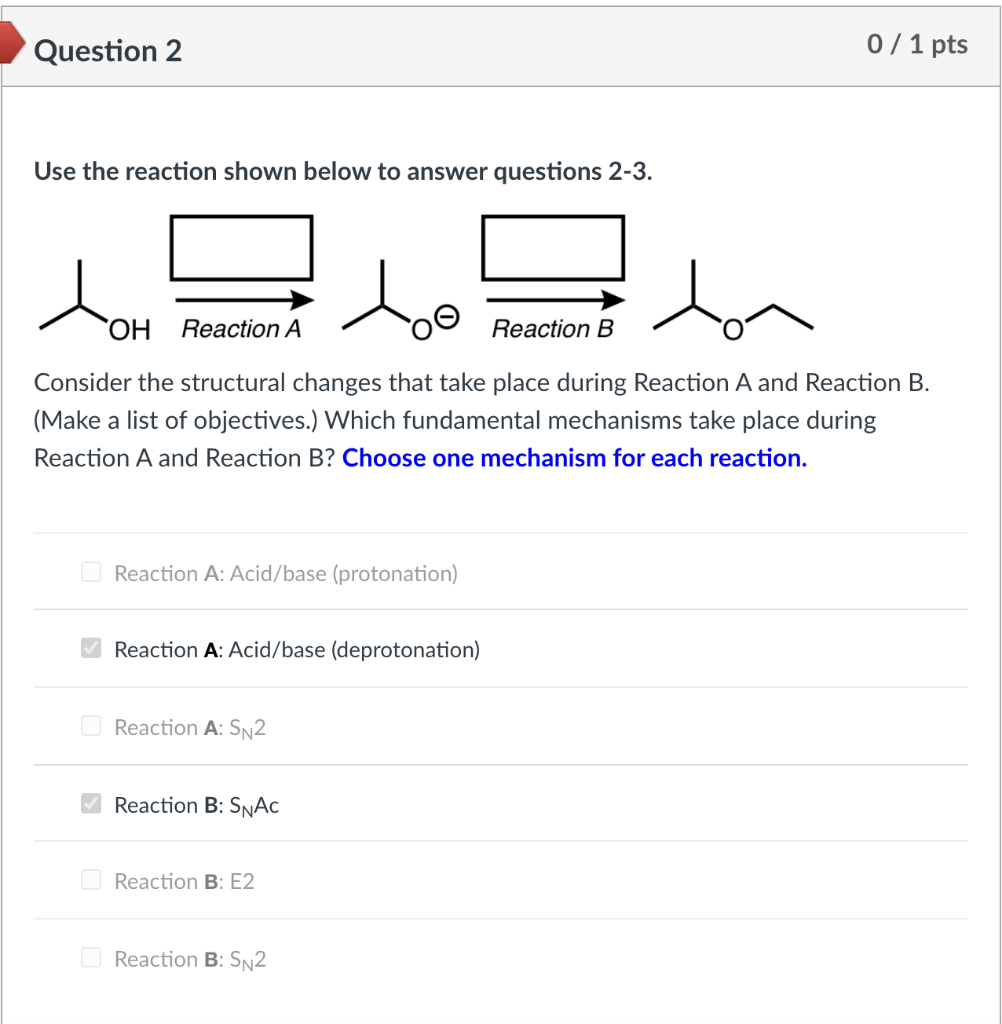 Solved Use the reaction shown below to answer questions 2-3. | Chegg.com
