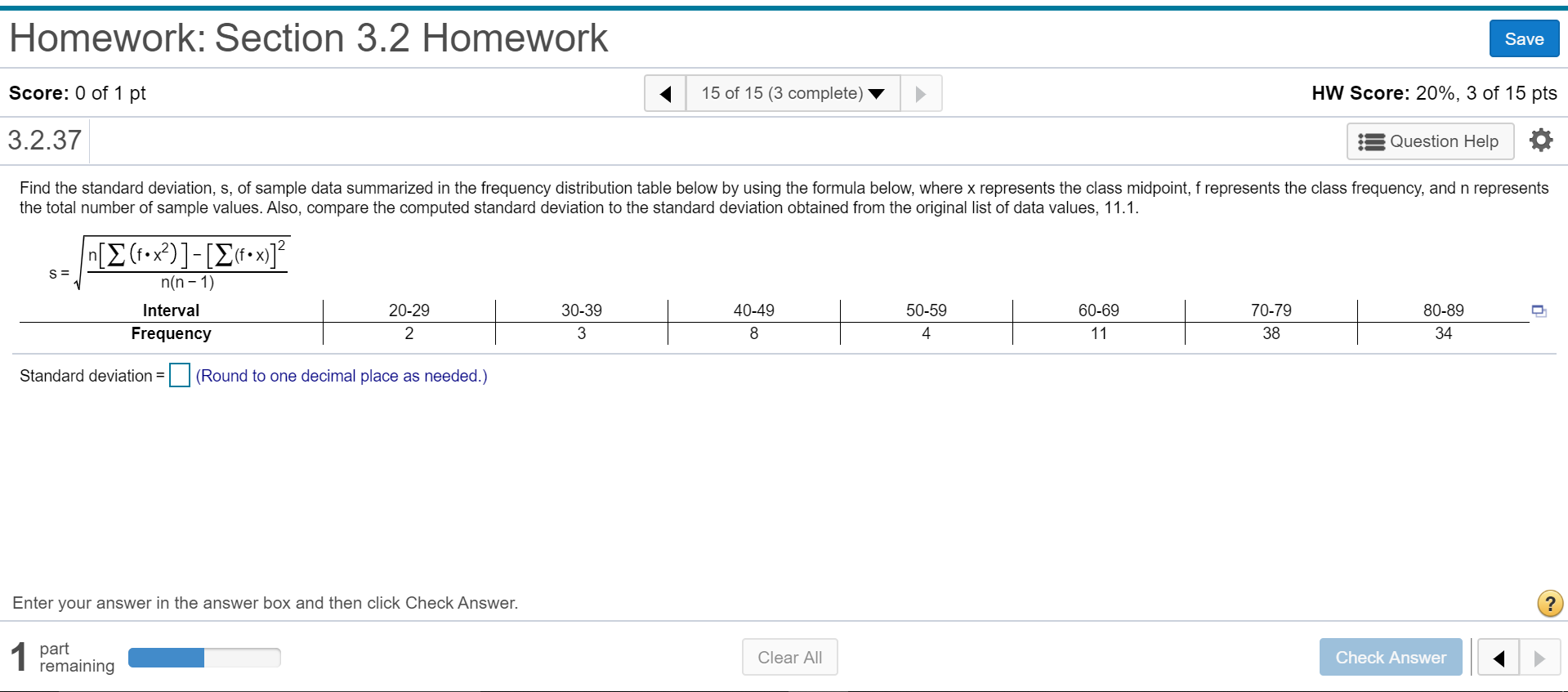 Solved Homework Section 3 2 Homework Save Score 0 Of 1 Pt