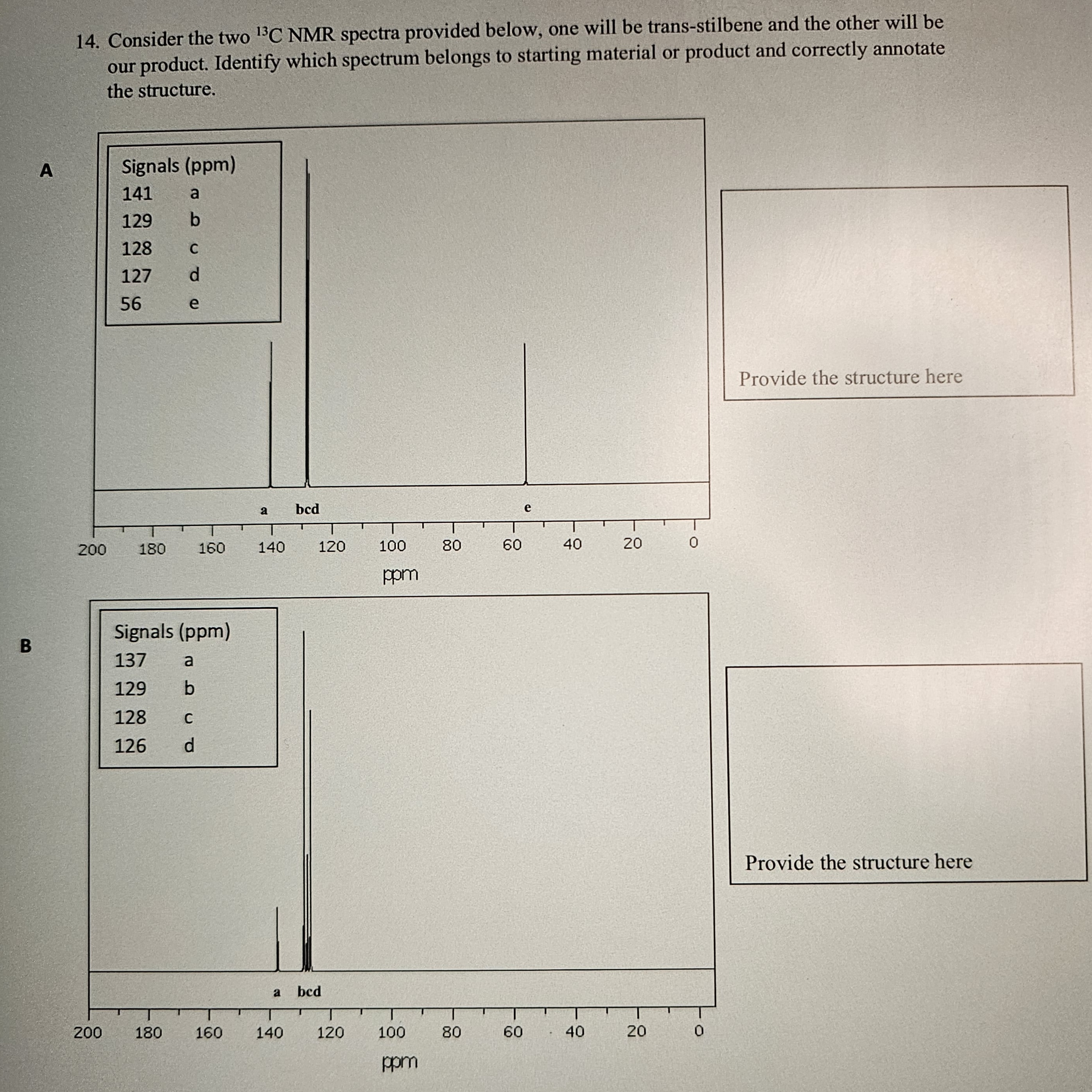 Solved 15. Consider the two 1H NMR spectra provided below, | Chegg.com