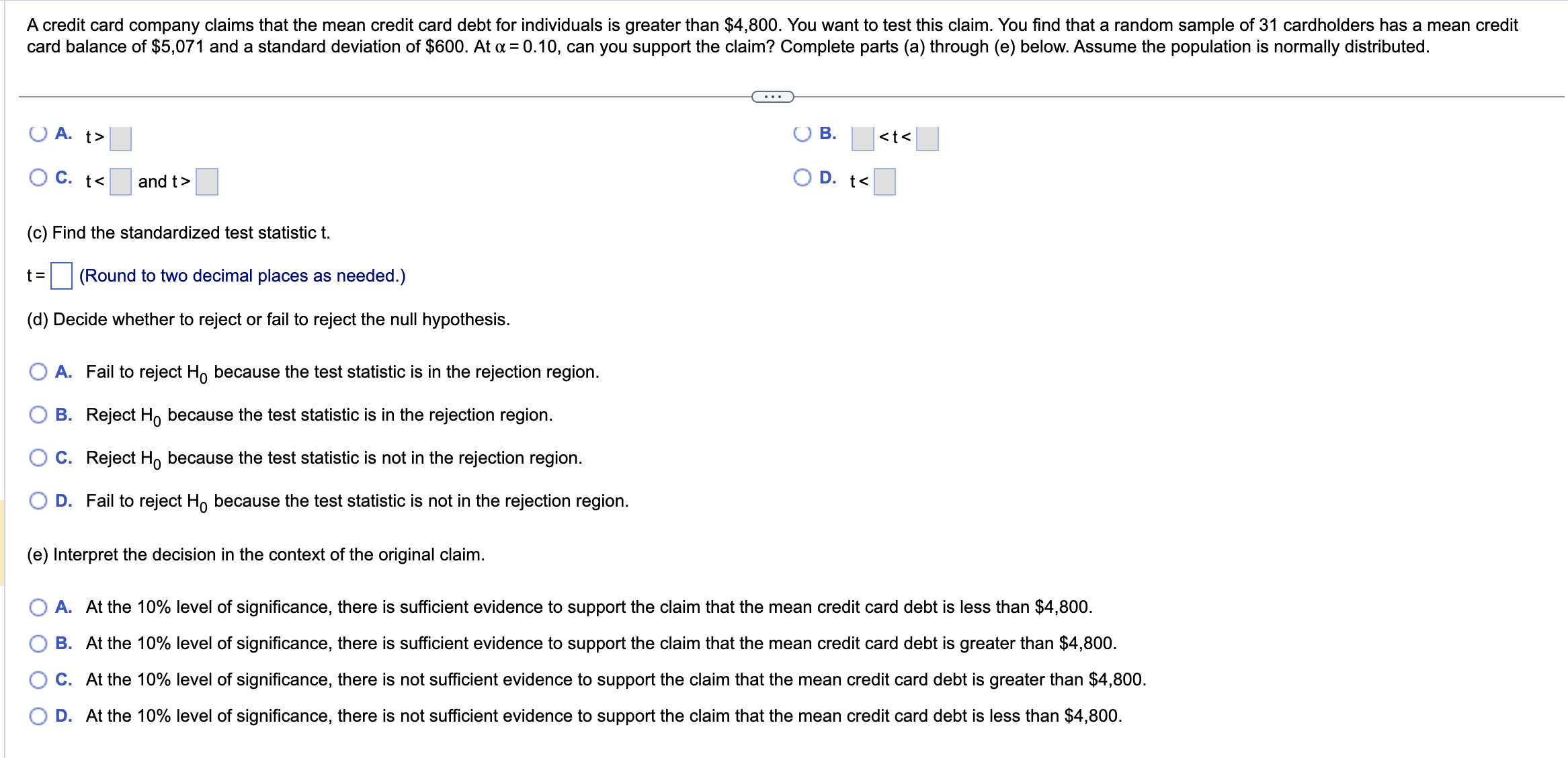 Solved (a) Write the claim mathematically and identify H0 | Chegg.com