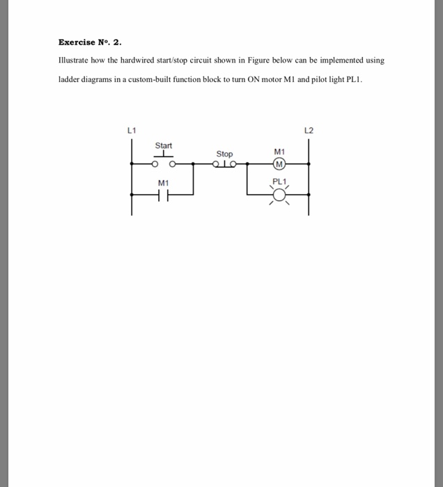 Solved 15 10 PLC-Tutorial#4 Exercise No. 1 Implement the | Chegg.com