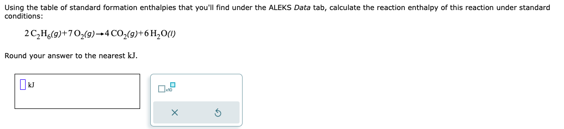 Solved Using the table of standard formation enthalpies that | Chegg.com