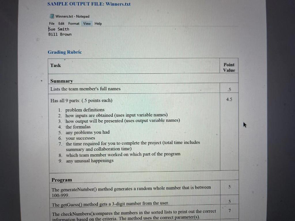 Solved Assignment: Create a package called homeworkSix.java. | Chegg.com