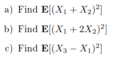 Solved Let X be a vector of random variables with μχ - (3) | Chegg.com