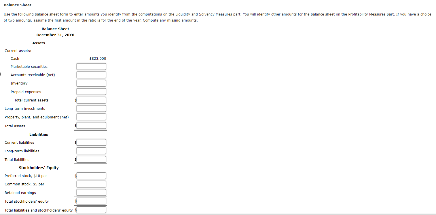 Solved Mastery Problem: Financial Statement Analysis | Chegg.com